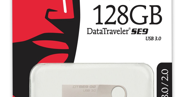 Kingston 128GB SE9 USB 3.0 Flash Drive - SE9 G2