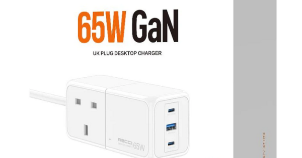 Recci RC48U Desktop Charger 65W GaN 3 Ports PD+QC3.0 For Laptop and ...